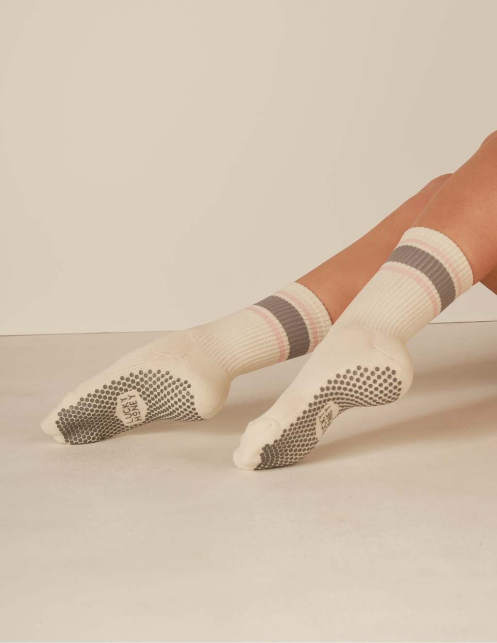 The Crew Stripe Grip Sock