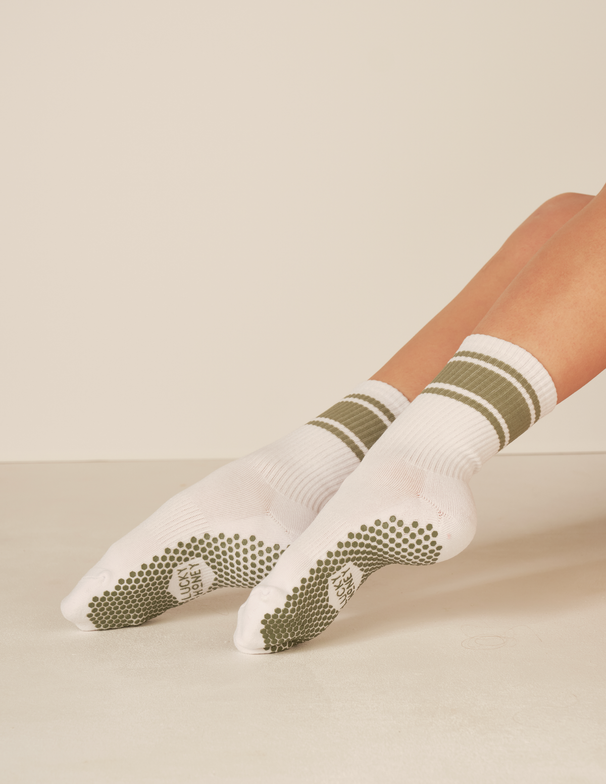 The Crew Stripe Grip Sock