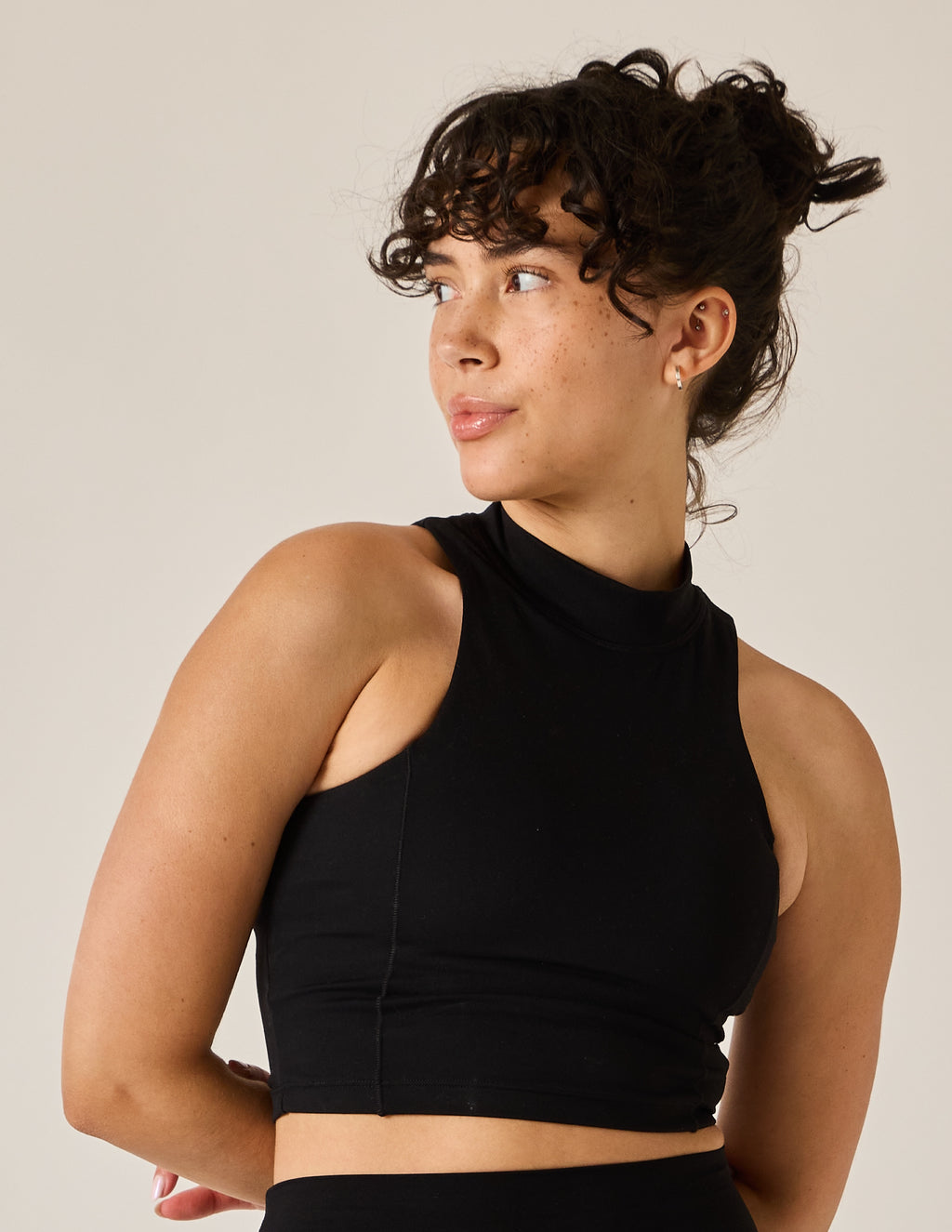Luxe Compression High Neck Sport Top